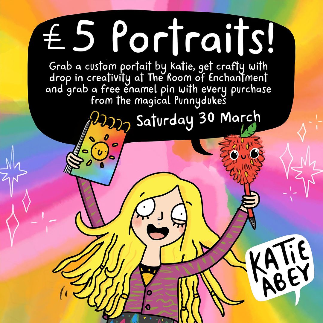 £5 Portraits are back! 🖍️ – Katie Abey
