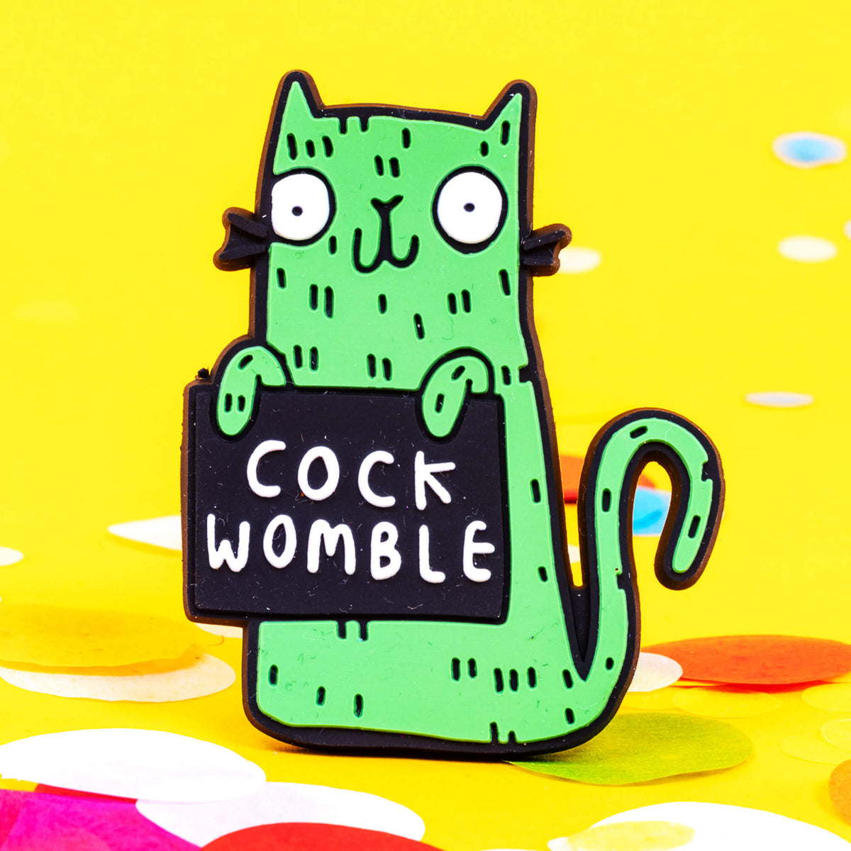 Sweary Cat C*ck Womble Magnet – Katie Abey